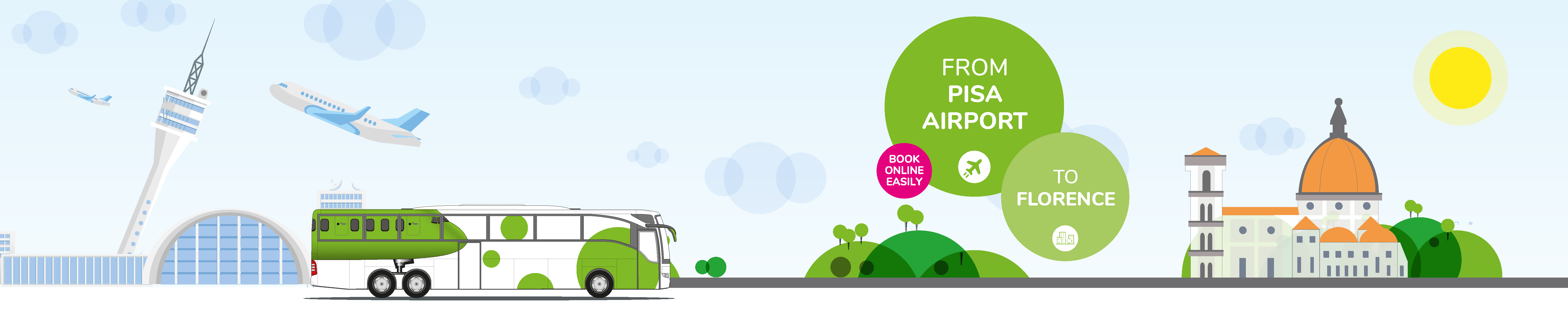 Bus Pisa Airport to Florence - Online Tickets | Flibco Bus Pisa Airport to Florence - Online Tickets | Flibco
