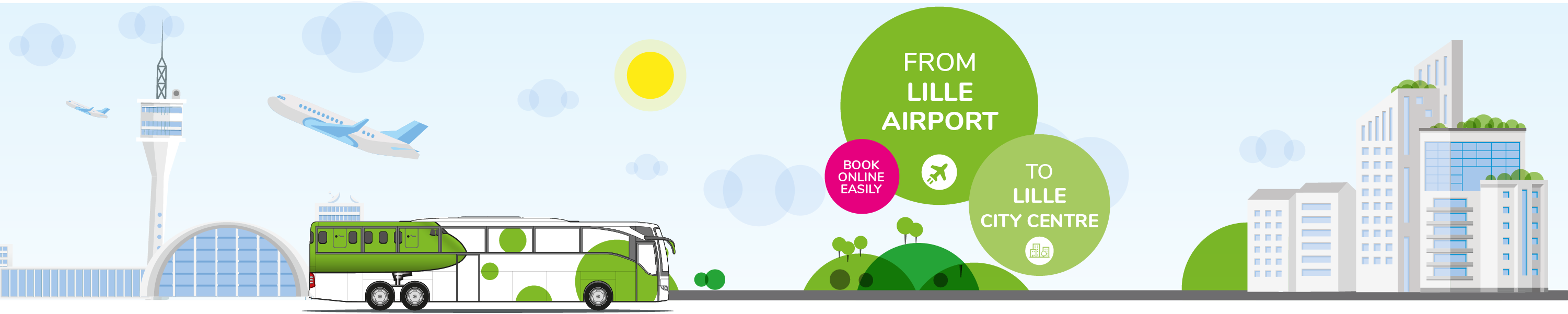 Lille ↔ Lille Airport | The Express Shuttle now on flibco.com💚