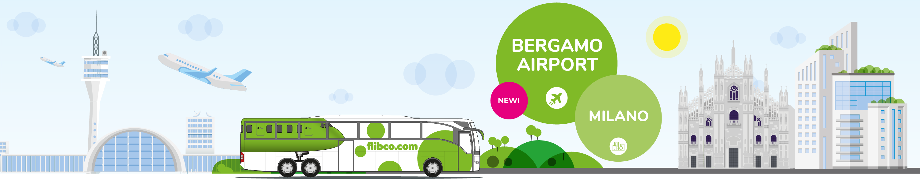Get ready for takeoff ️ Our new shuttle bus to Milan Bergamo Airport is ...